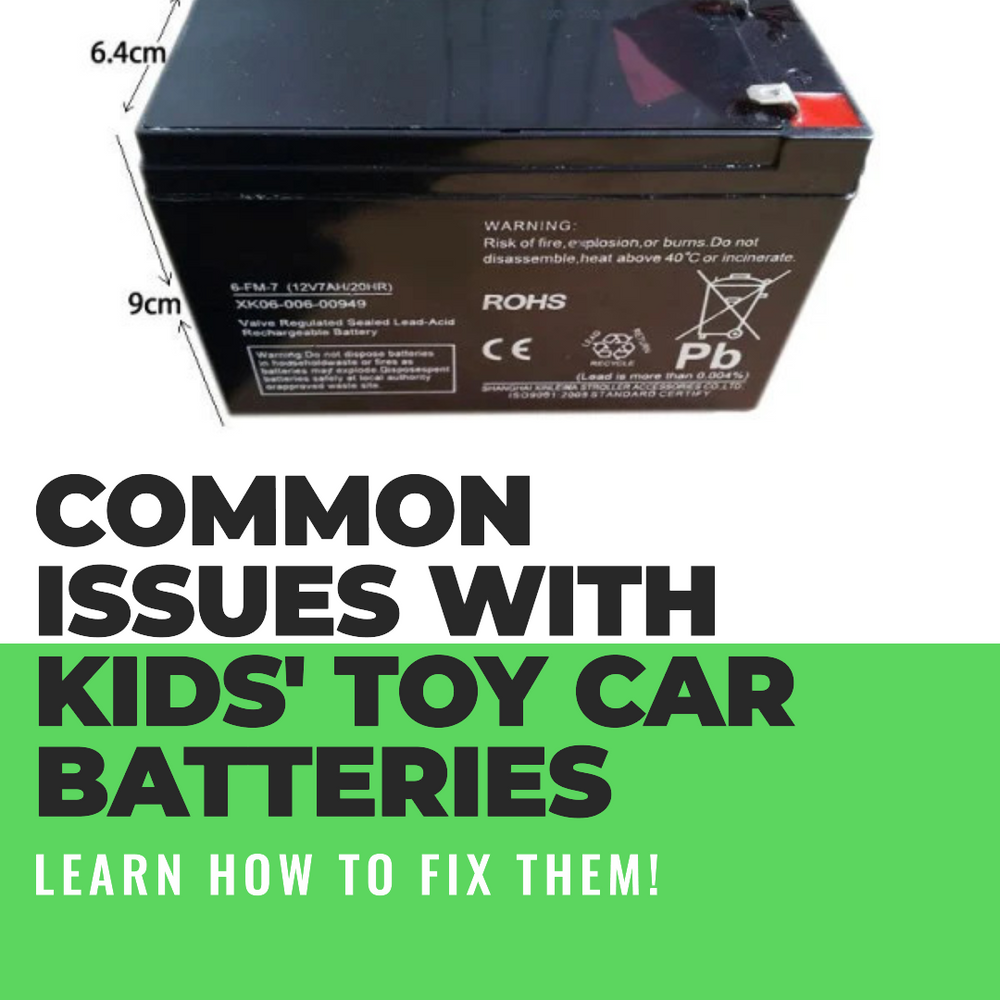 Common Issues with Kids' Toy Car Batteries and How to Fix Them – RiiRoo