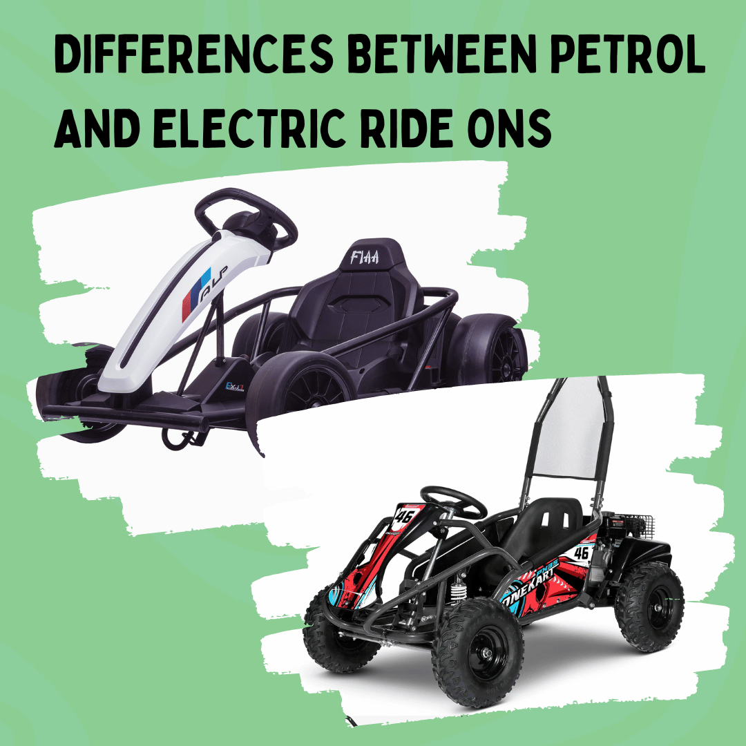 Differences Between Petrol And Electric Ride Ons in 2025 – RiiRoo