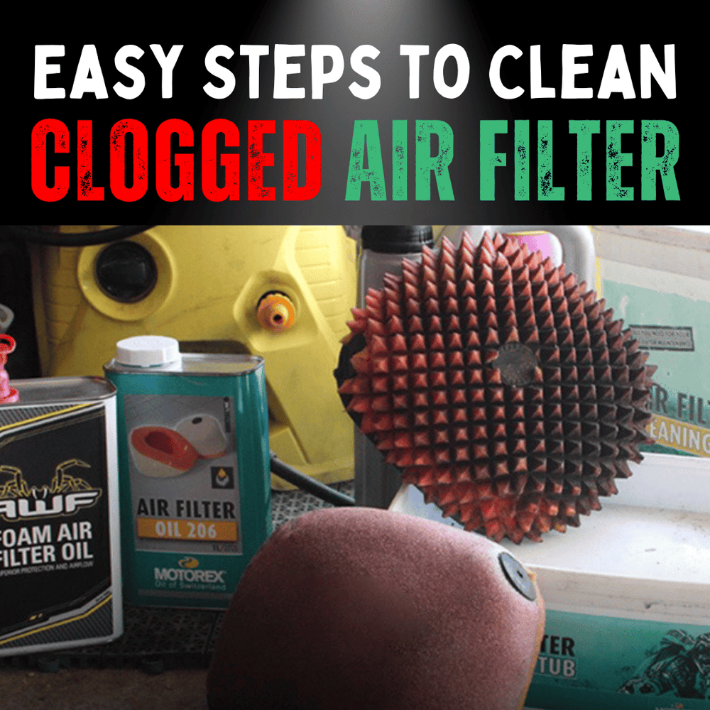 5 Easy Steps to Clean Your Clogged Air Filter: FIX Your Bike's Perform ...