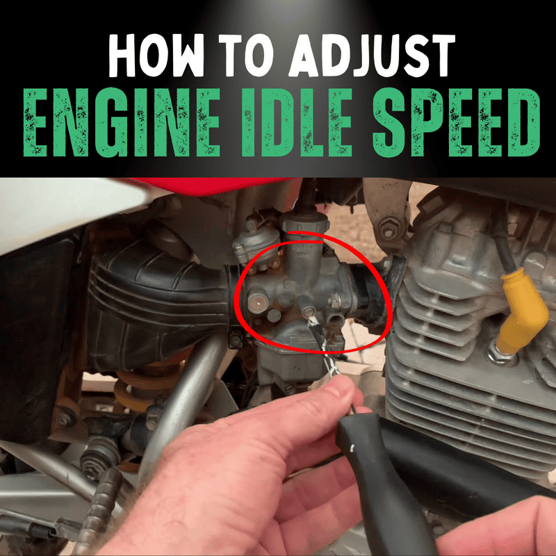 How To Adjust Engine Idle Speed In A Motorcycle – RiiRoo