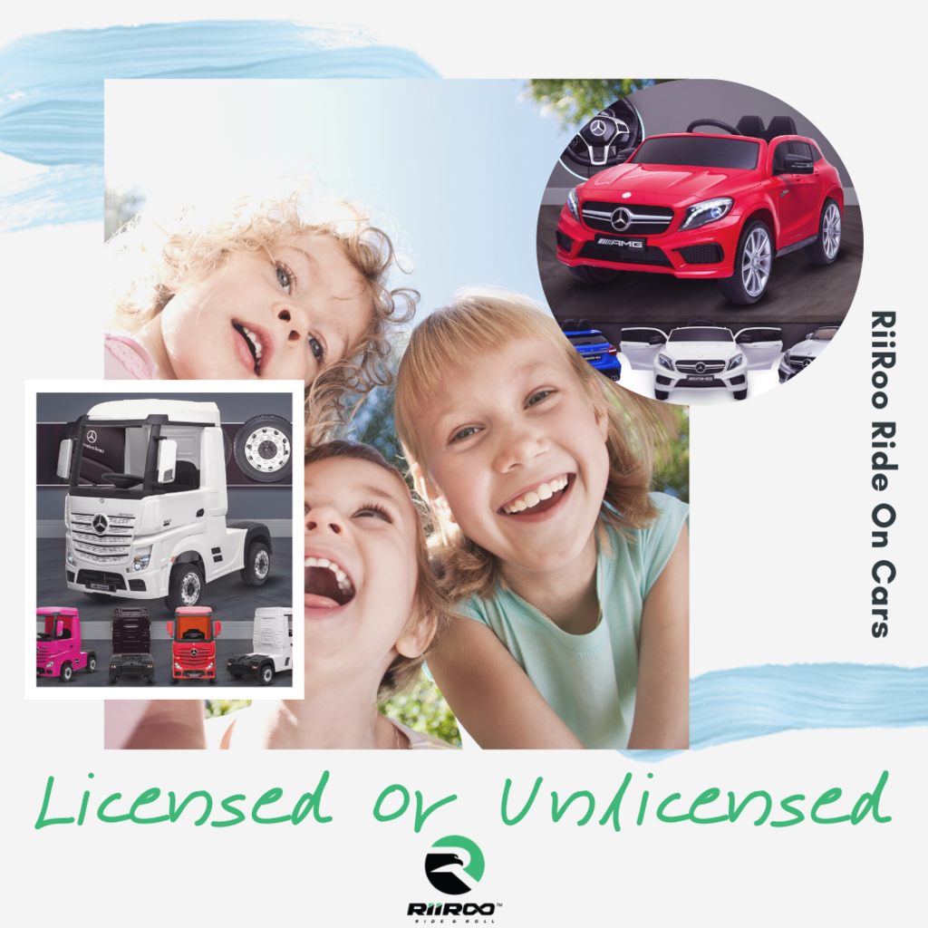 Difference Between An Licensed & An Unlicensed Ride On Car? – RiiRoo