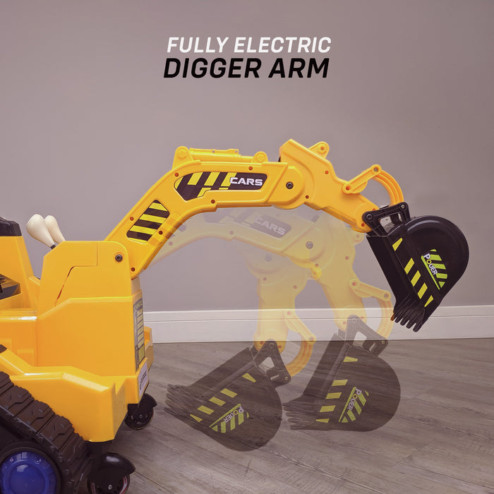 RiiRoo 12v Battery Electric Ride On Digger