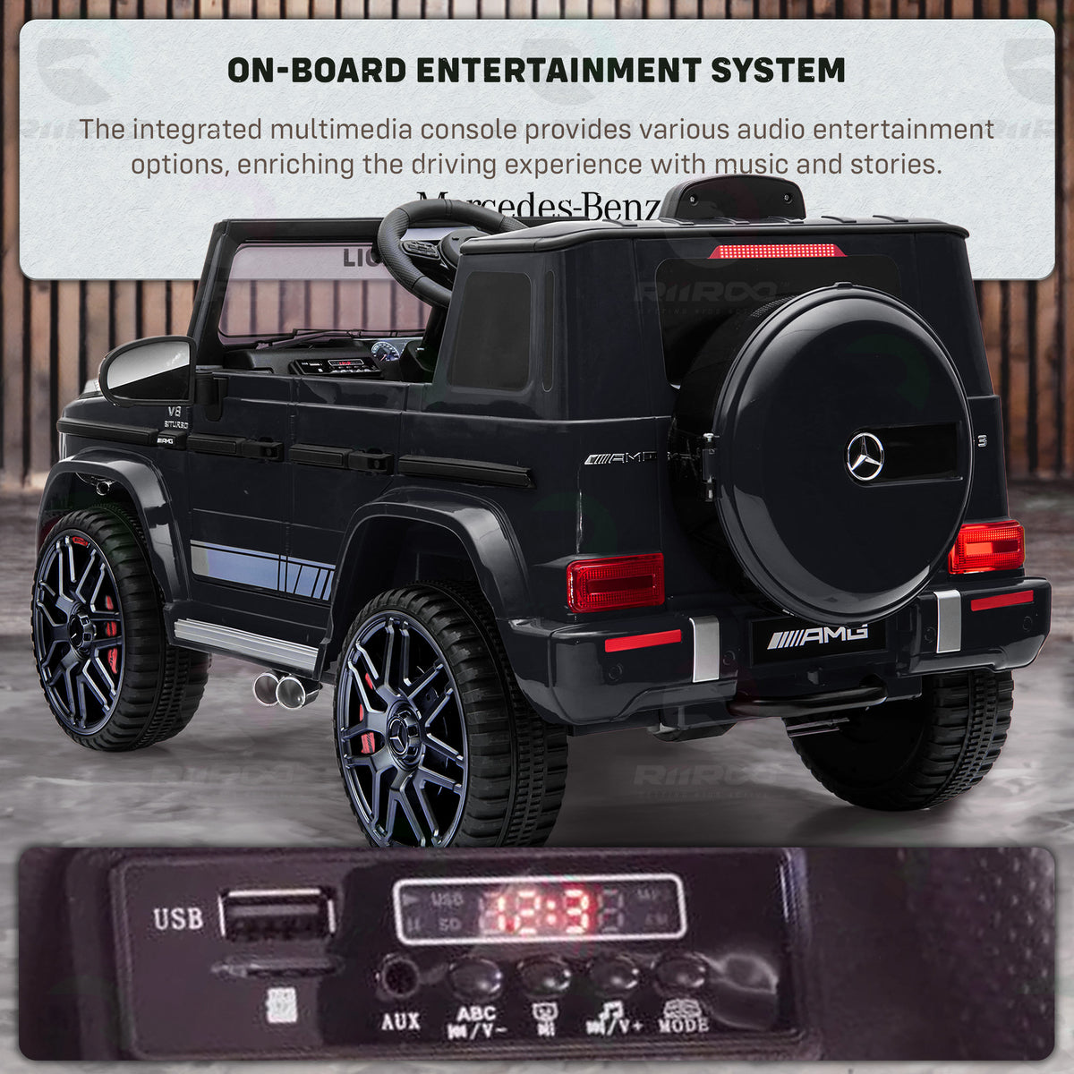 Mercedes G63 AMG 12V Battery Electric Ride On – RiiRoo