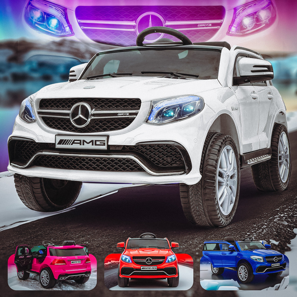 Mercedes Benz AMG GLE 63 S 12V Battery Electric Ride On Car – RiiRoo