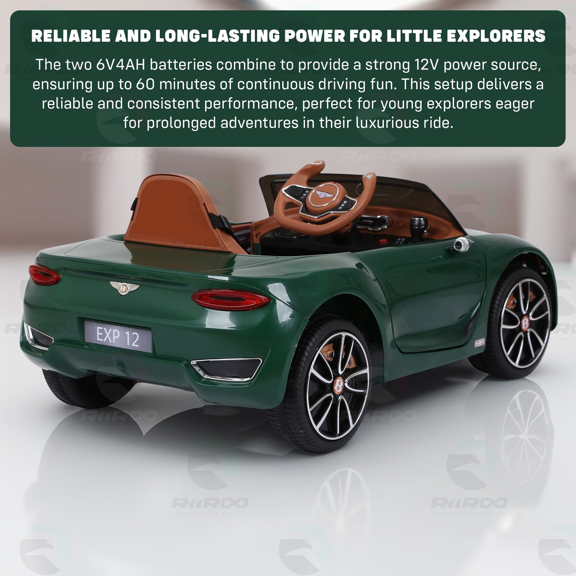 Bentley EXP12 12V Battery Electric Ride On Car With Remote Control — RiiRoo