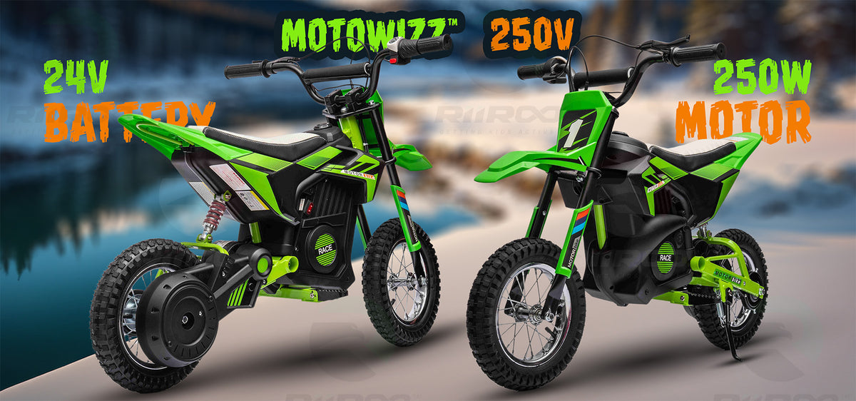 RiiRoo 250W Electric Kids Motorbike - Safe & Fun Dirt Bike Adventure