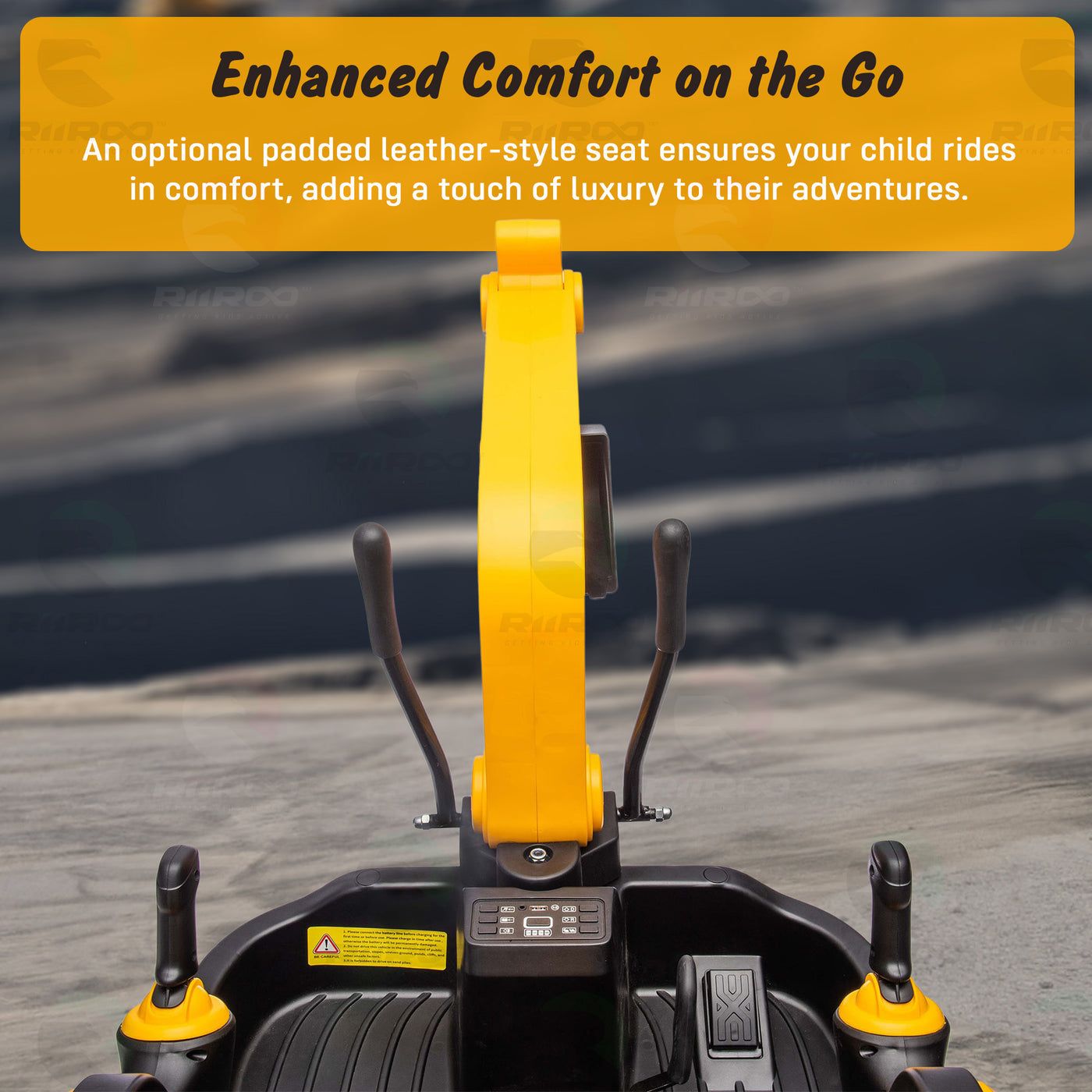 Kids RiiRoo Digger Excavator | 24V Ride-On Toy for Ages 3-6