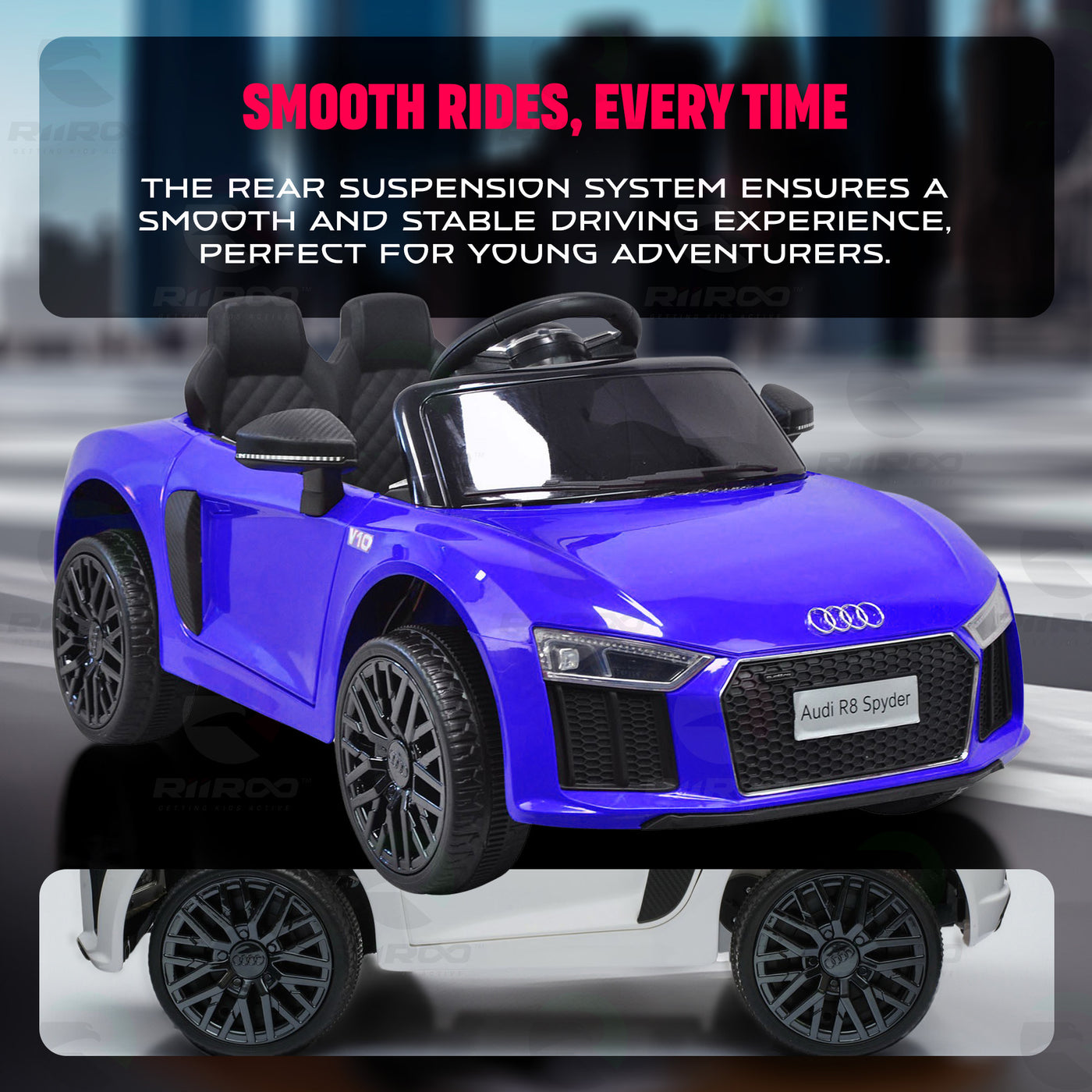 Audi R8 Spyder Super Sports Toy Car 12V Battery Electric Ride On Car ...