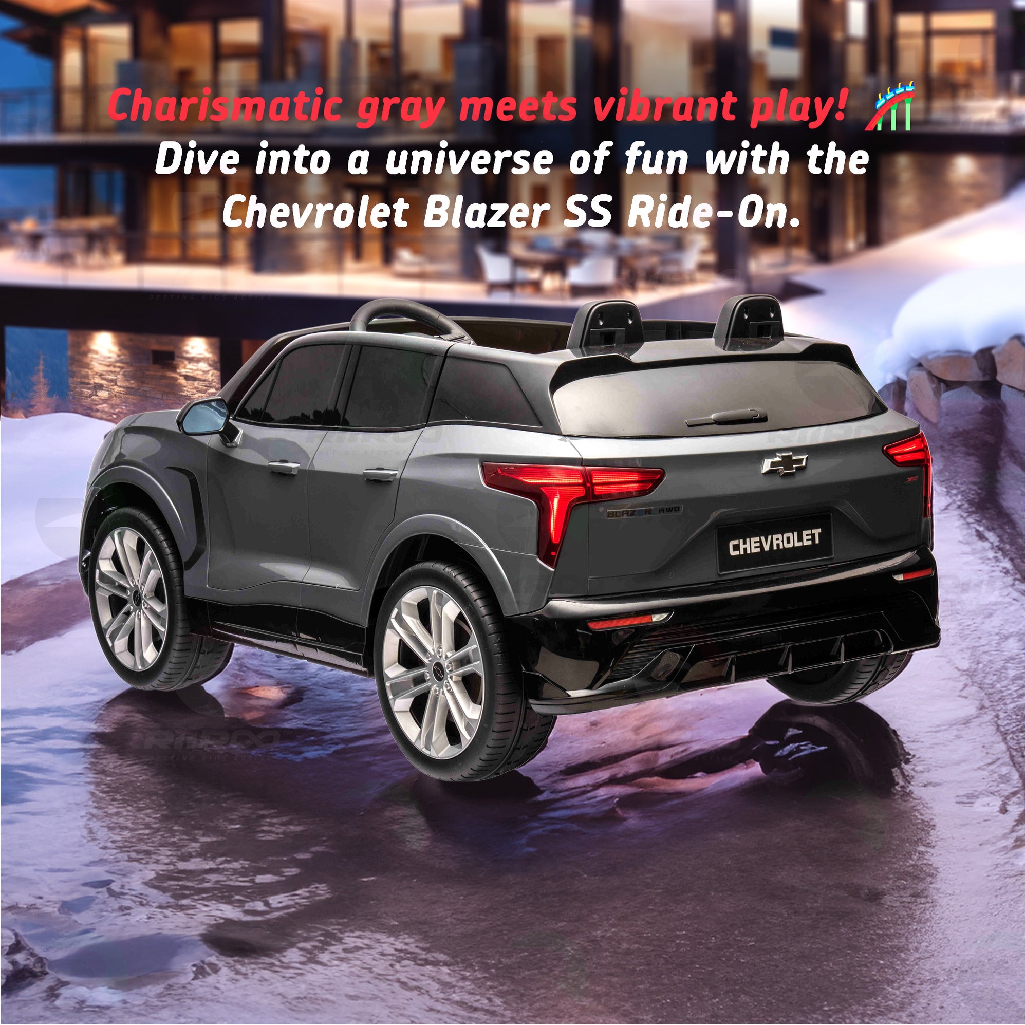 🚗 Chevrolet Blazer SS: Two Seater 24V Kids Electric Ride-On Car — RiiRoo