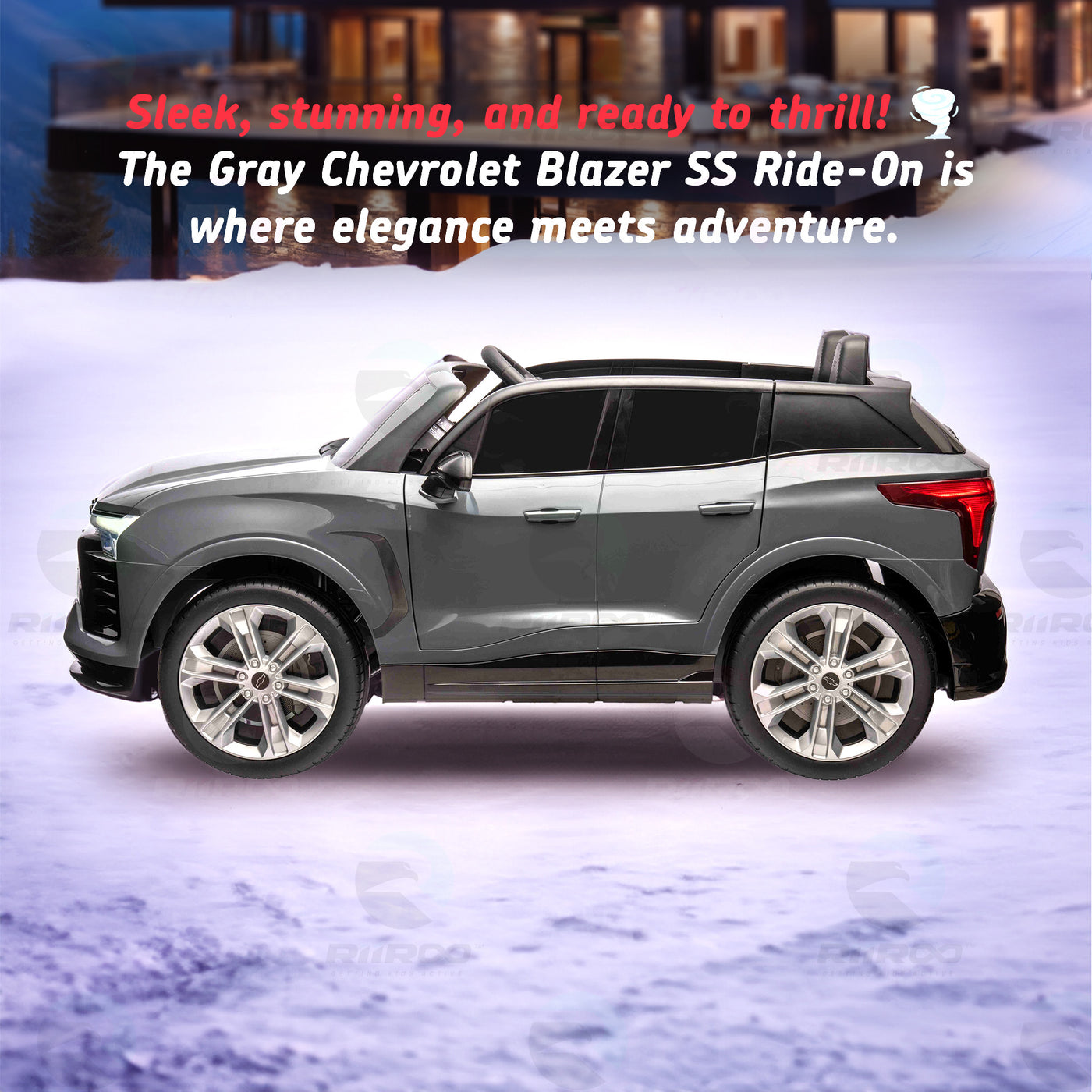 🚗 Chevrolet Blazer SS: Two Seater 24V Kids Electric Ride-On Car — RiiRoo