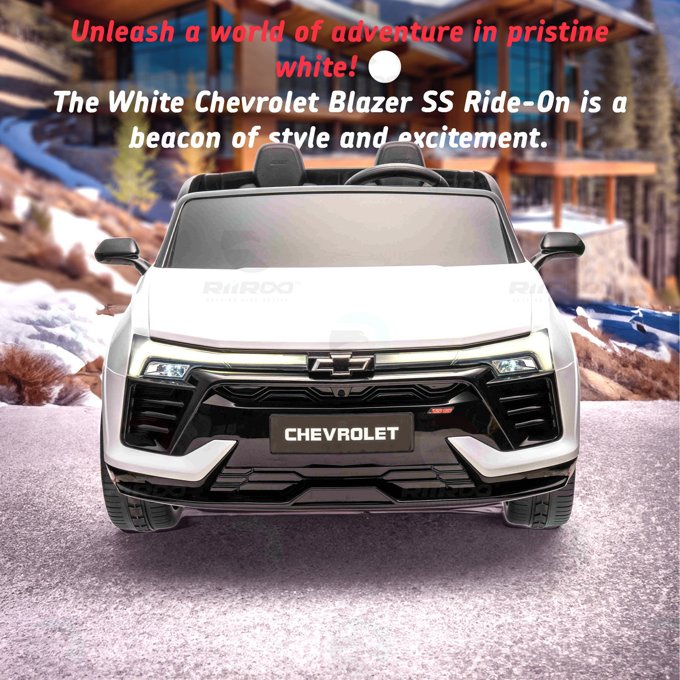 🚗 Chevrolet Blazer SS: Two Seater 24V Kids Electric Ride-On Car — RiiRoo