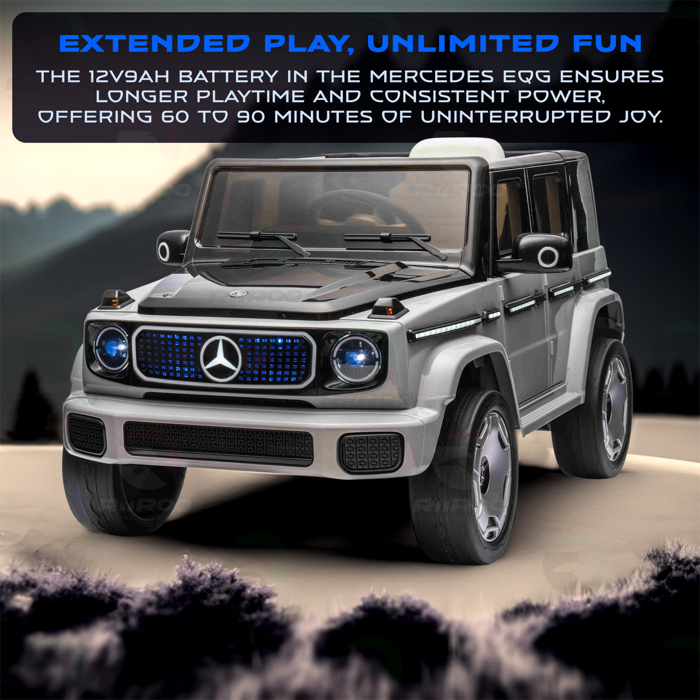 Mercedes EQG Electric G-Class Wagon SUV Kids Licensed 12v — RiiRoo