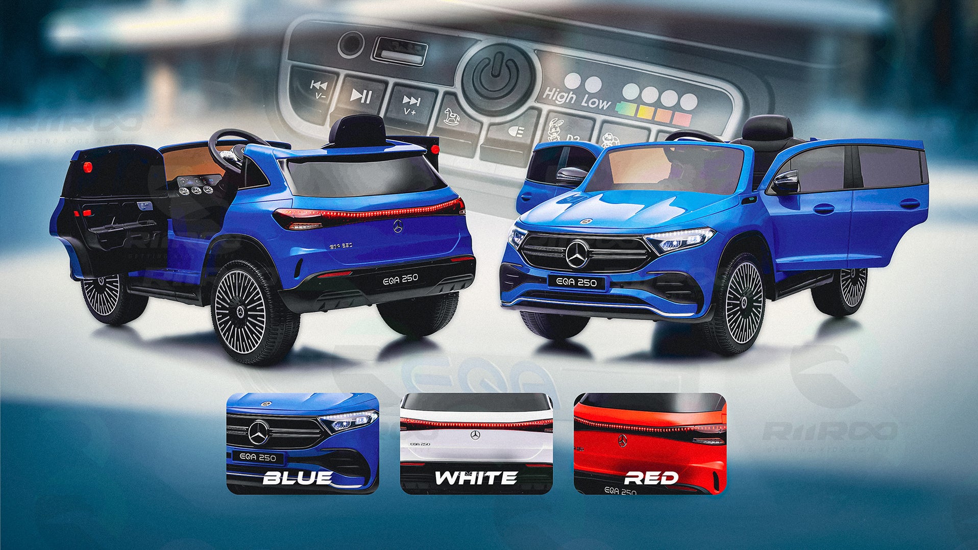 🏎️ Mercedes EQA 12V Ride-On Car | Luxury Riding Experience for Your ...