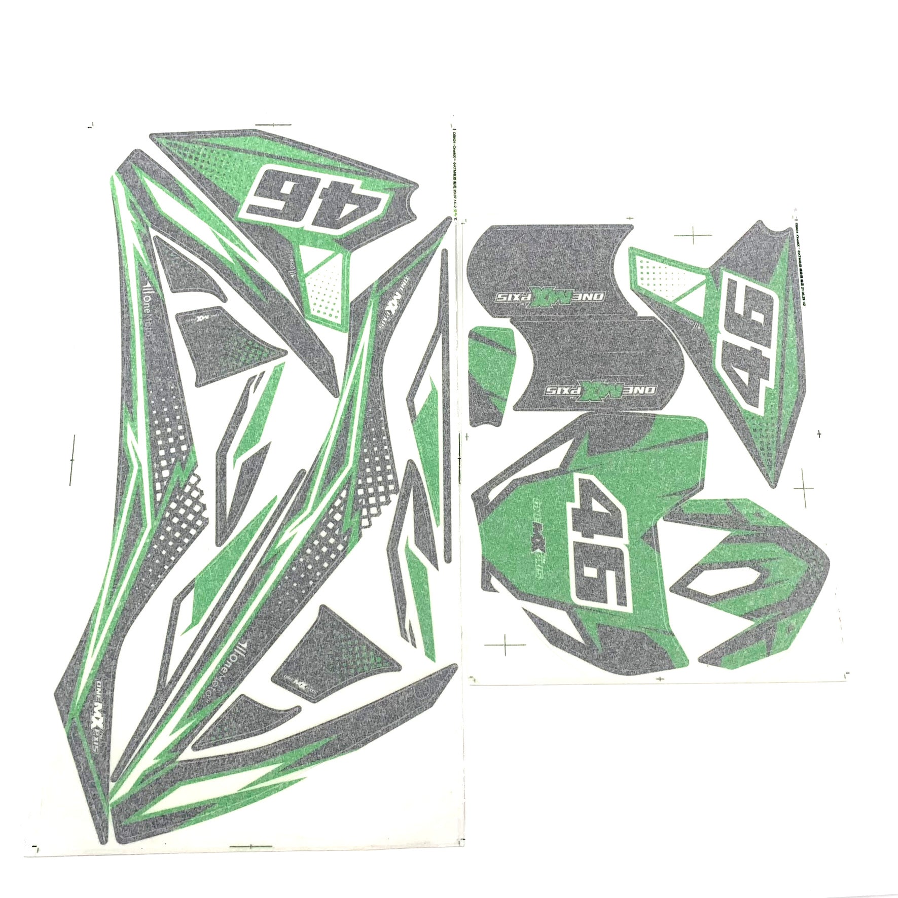 Replacement Stickers for Kids Ride on's - 49CC Dirt Bike 2 Stroke - On ...