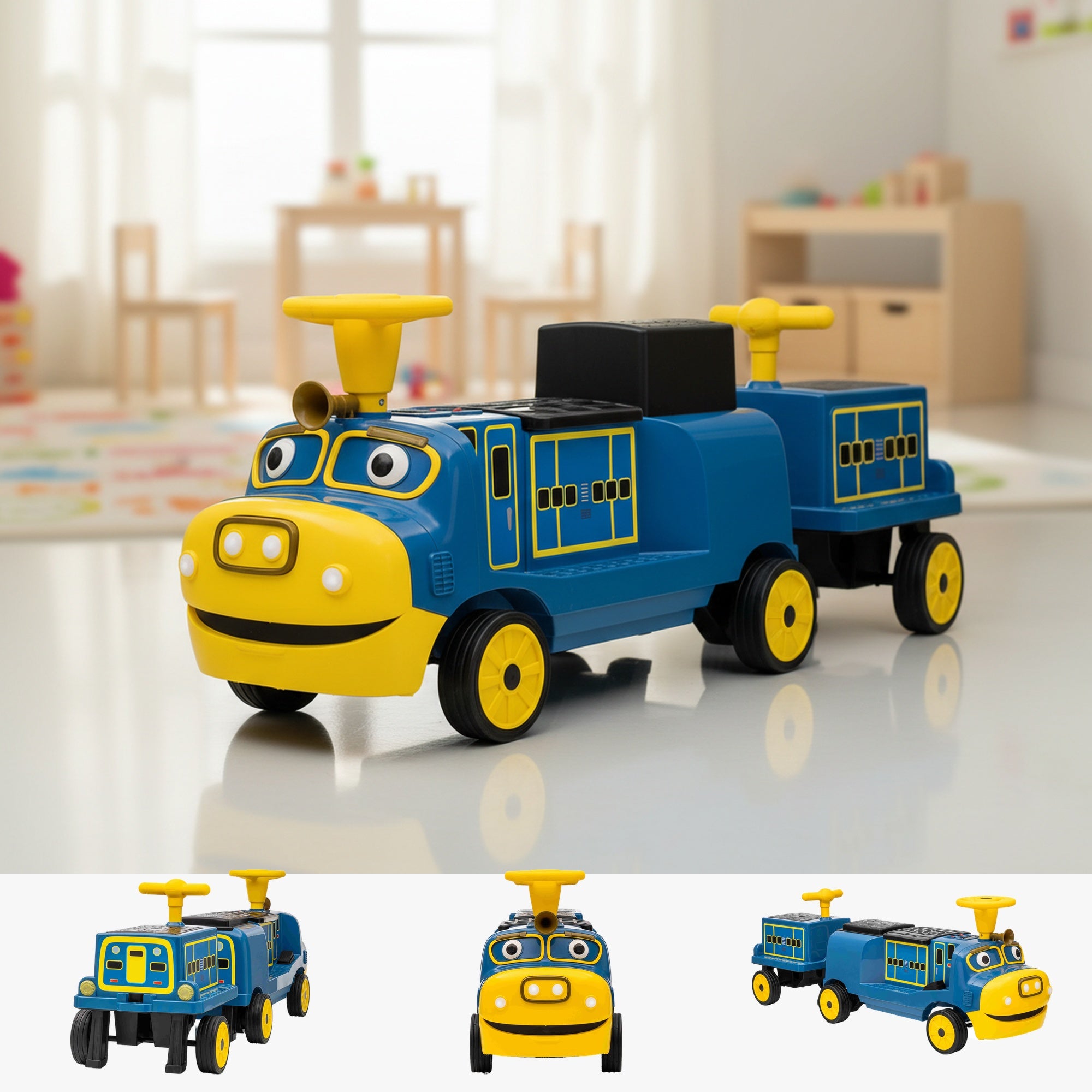Licensed CHUGGINGTON Train Ride On 12V - No Tracks Required – RiiRoo