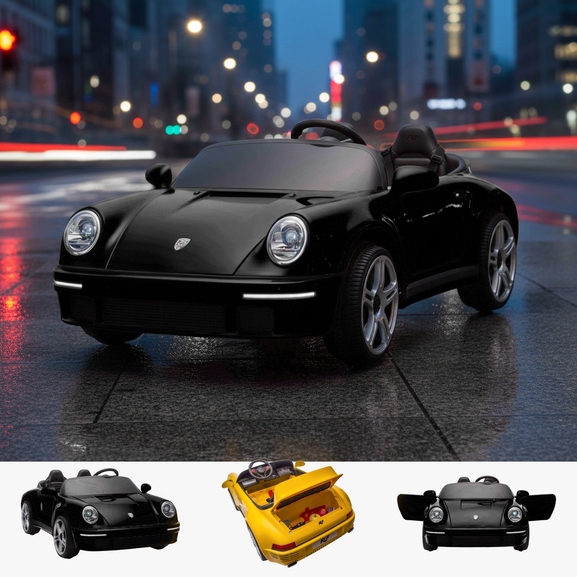 Licensed RUF CTR Anniversary 12V Ride On Car | RiiRoo