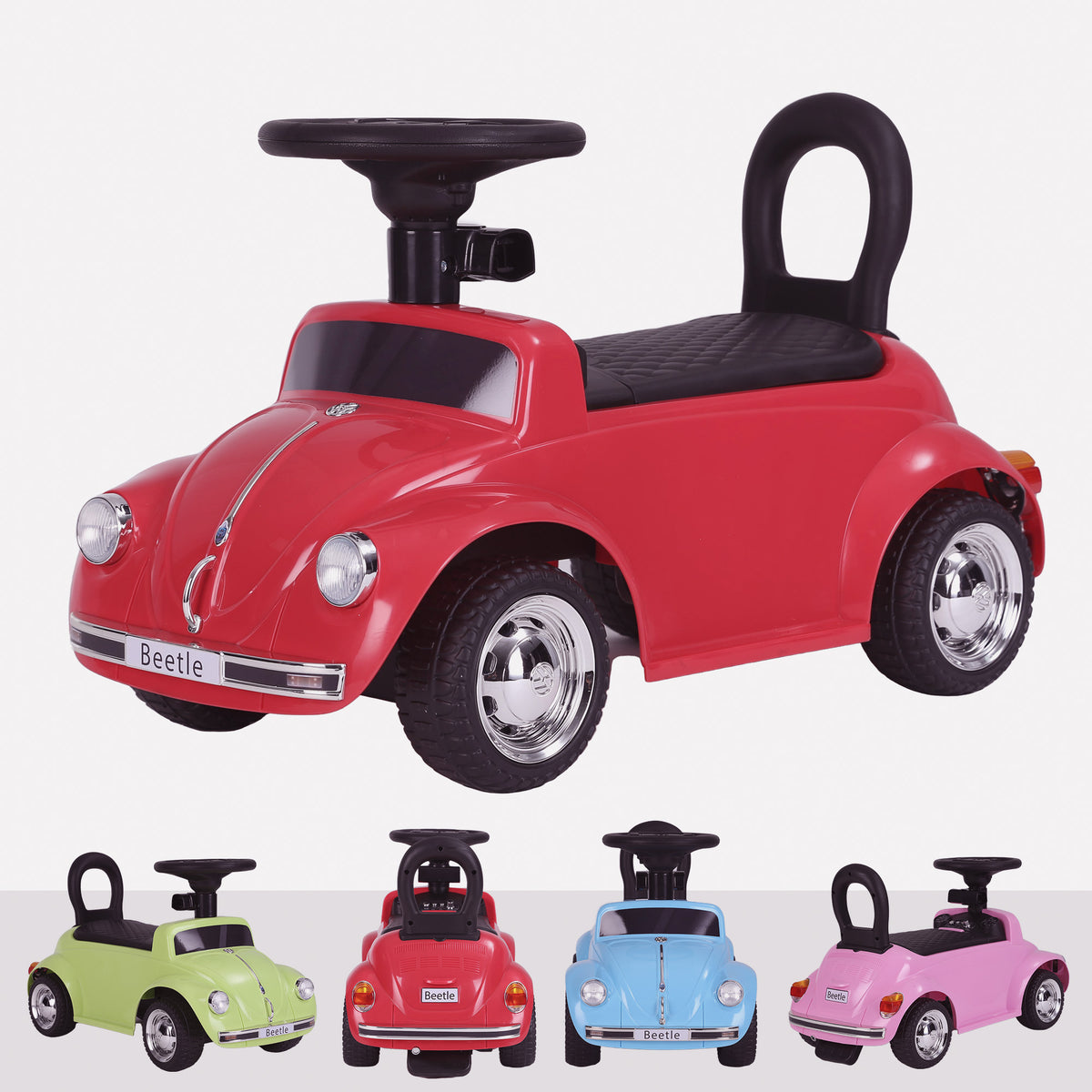 VW Licensed Beetle Classic Push Along Kids Ride On Car Toy – RiiRoo
