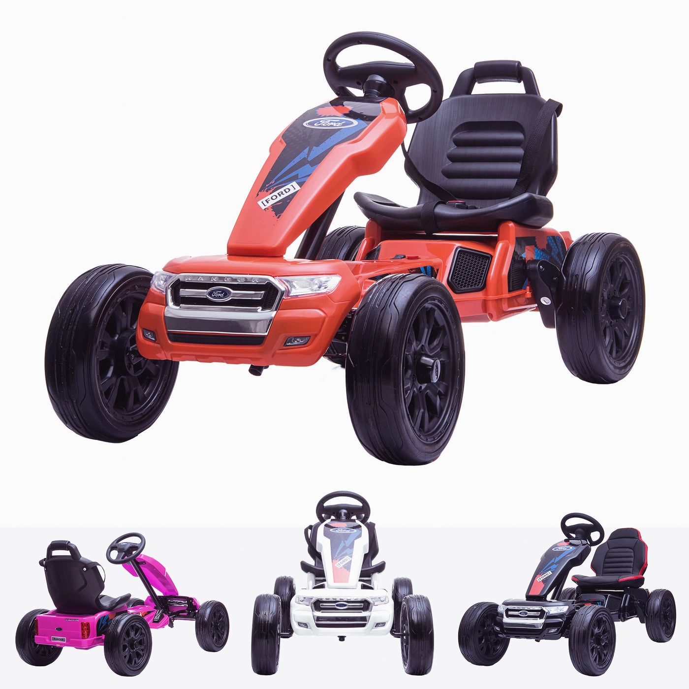 Ford Ranger Licensed Electric Go Kart For Kids – RiiRoo