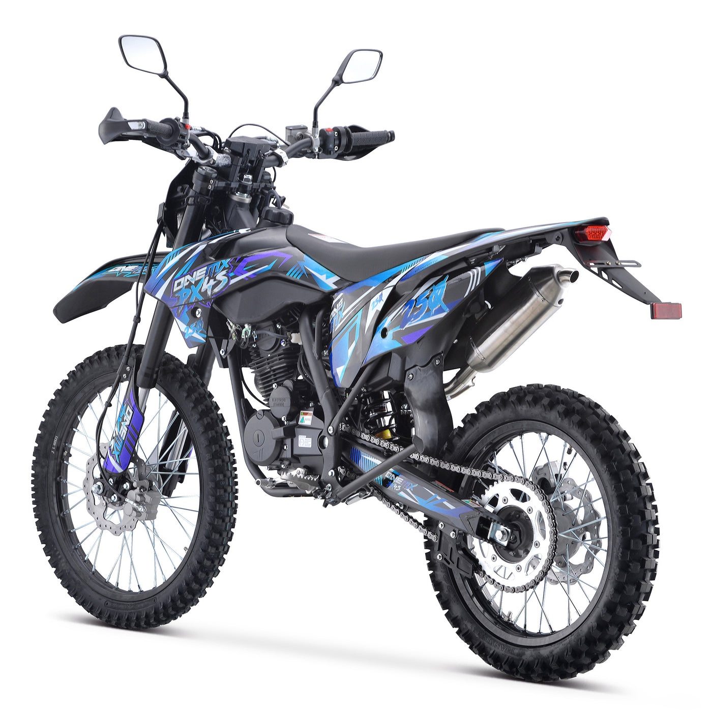 250cc Petrol Motorbike with 5 Gears & Working Lights | OneMoto™ OneMX™ PX4S – RiiRoo