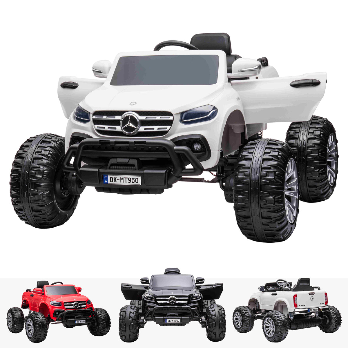 Mercedes-Benz 24V Battery Electric Monster Truck For Kids – RiiRoo