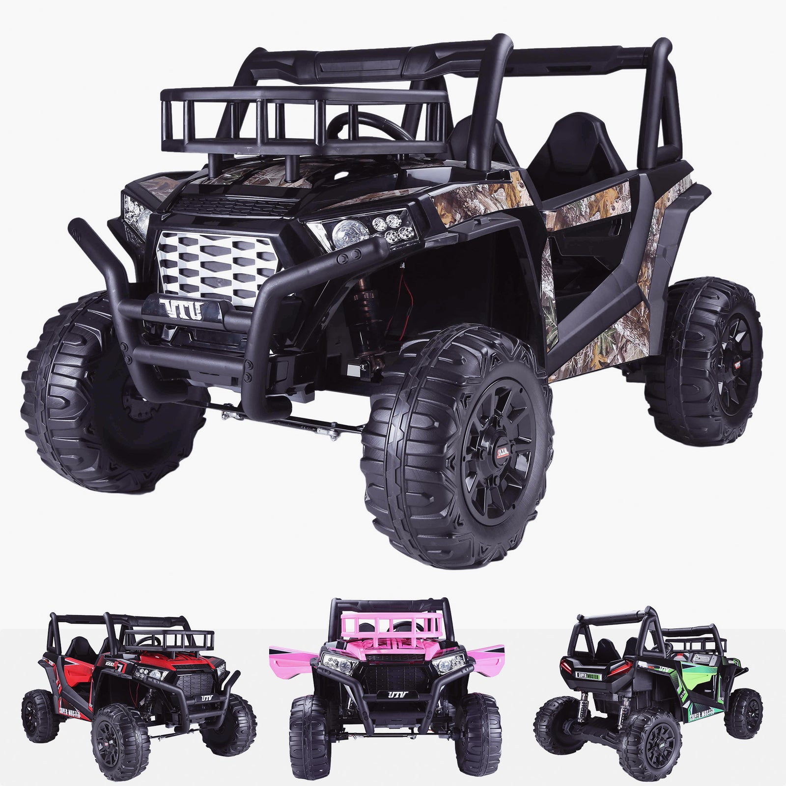Kids 24V Battery Electric RiiRoo ForceMX Maxi UTV MX-2000S™