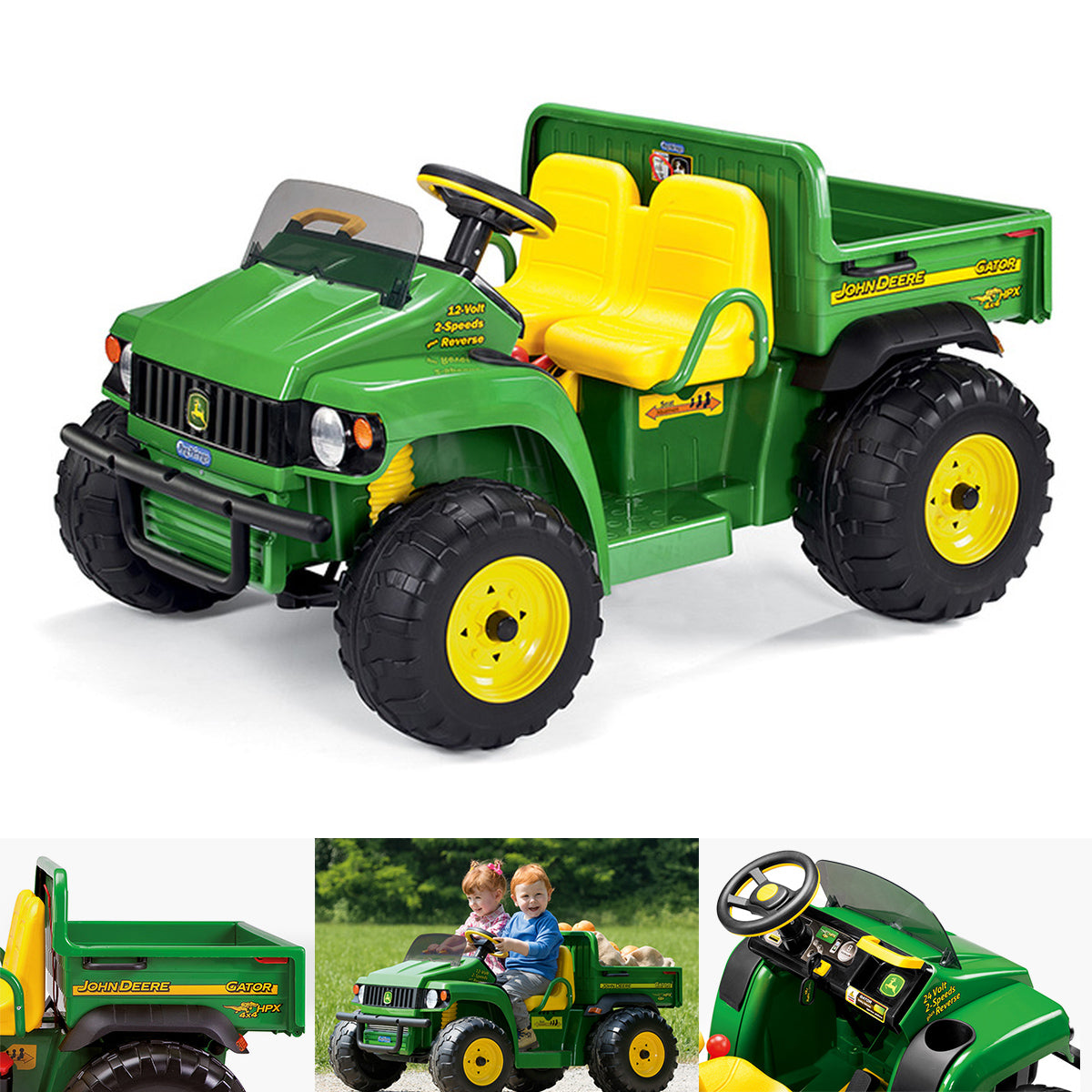 Peg Perego John Deere Gator HPX Green & Yellow — RiiRoo