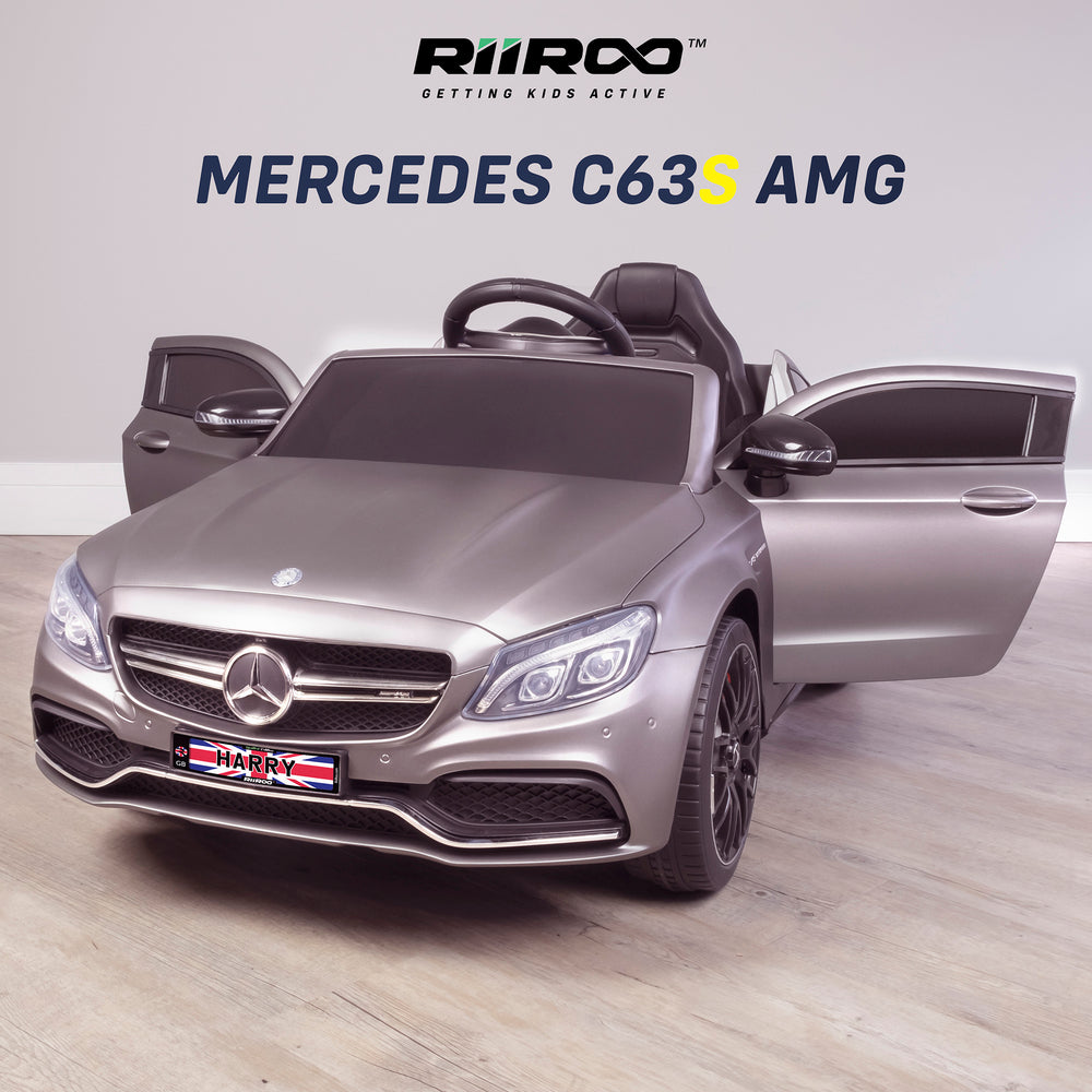 Mercedes Benz C63 AMG 12V Battery Electric Ride On Car – RiiRoo