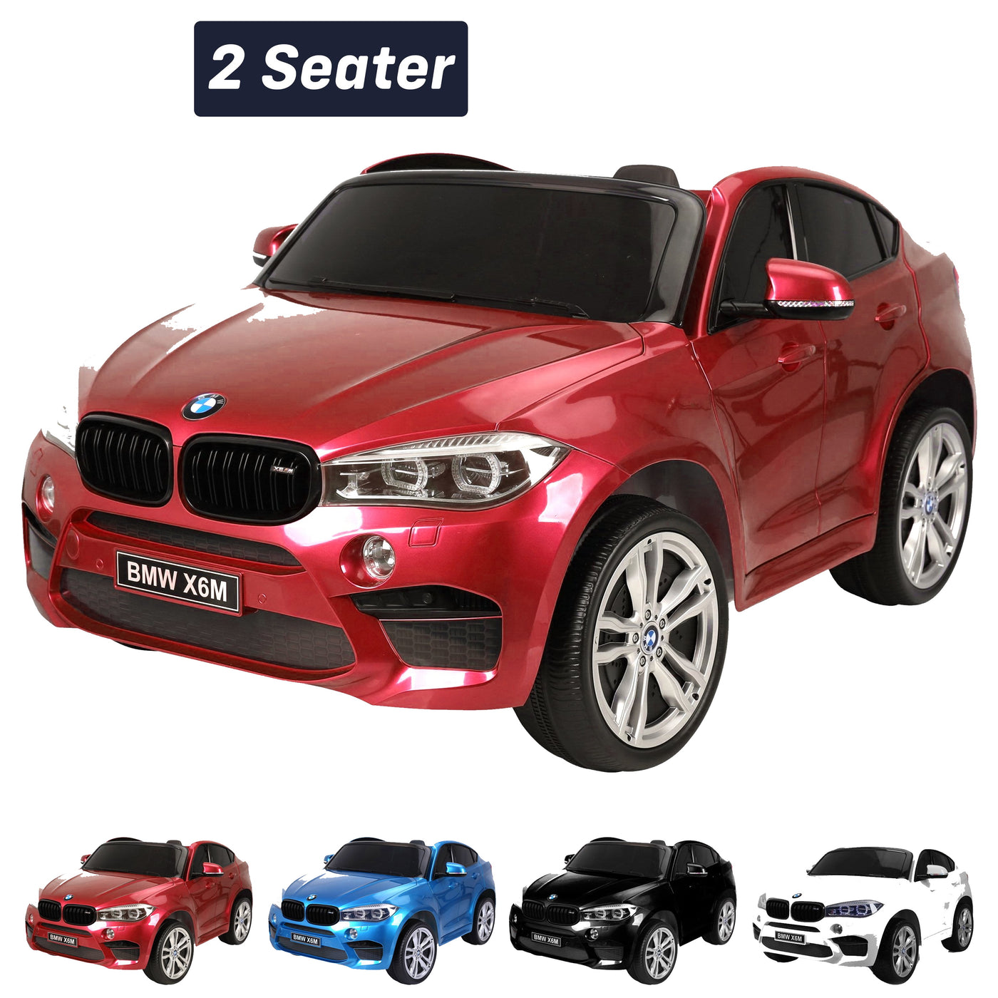 BMW X6M 2 Seater 24V Battery Electric Sport Pack With Remote Control ...