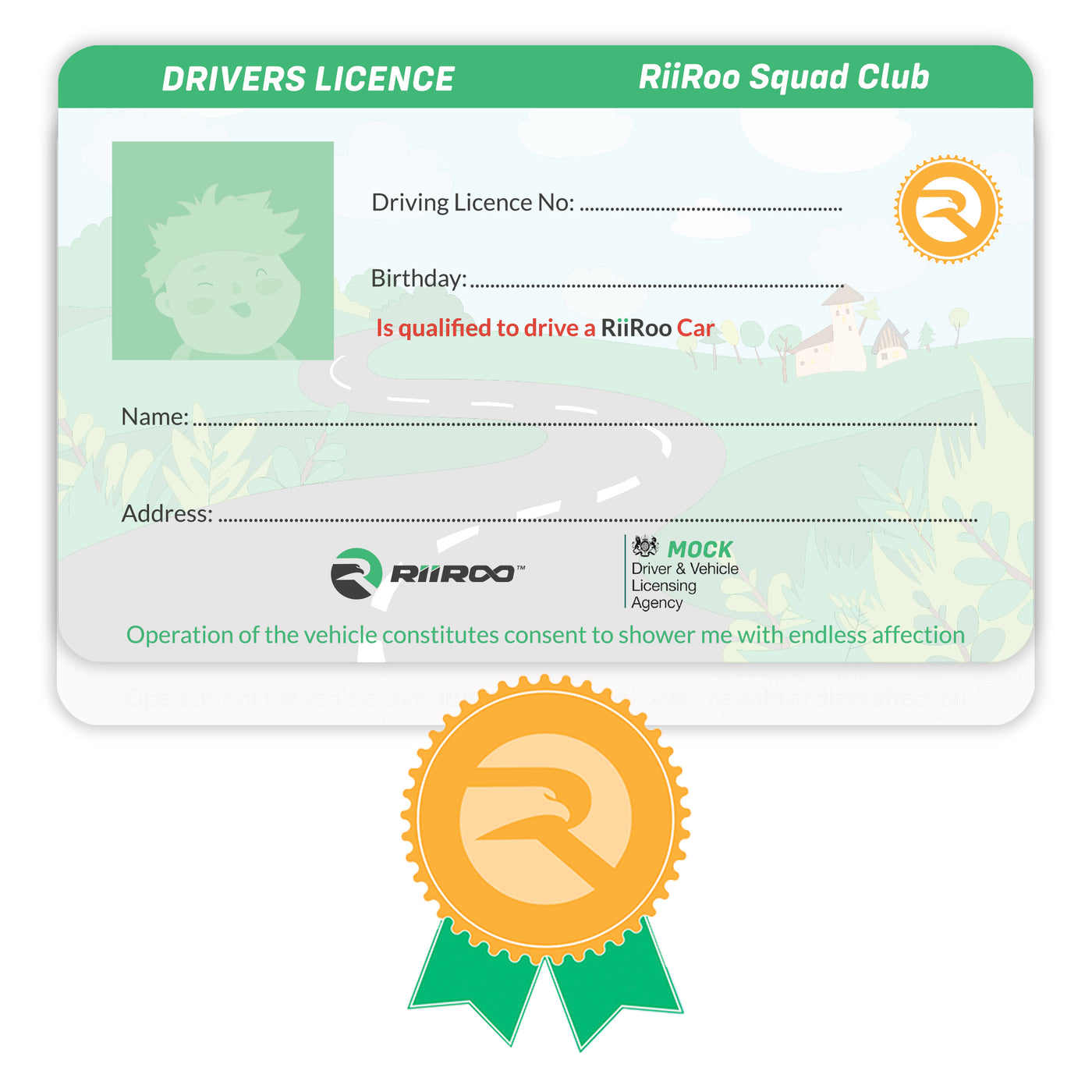 Kids Ride On Driving License - Buy These In Addition – RiiRoo