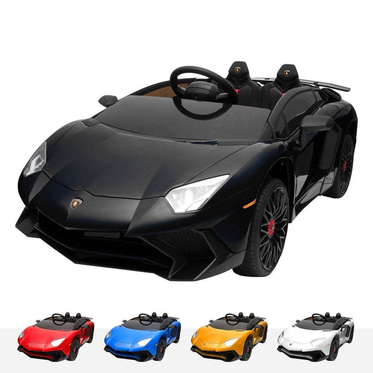 Lamborghini Aventador 12V Battery Electric Ride On Car – RiiRoo