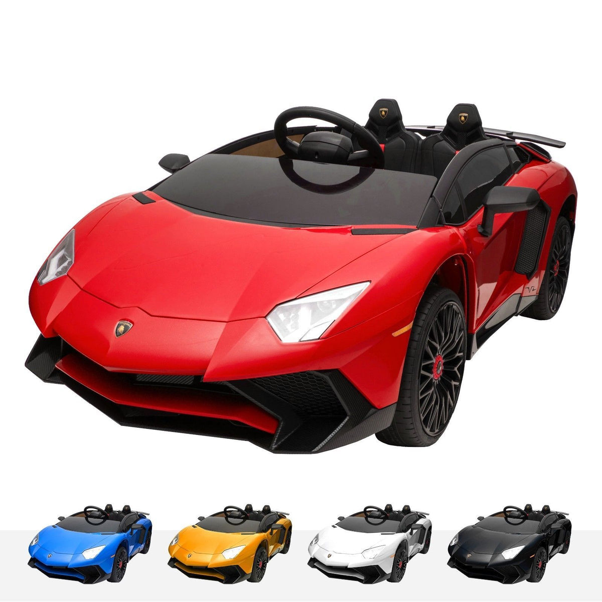 Lamborghini Aventador 12V Battery Electric Ride On Car — RiiRoo