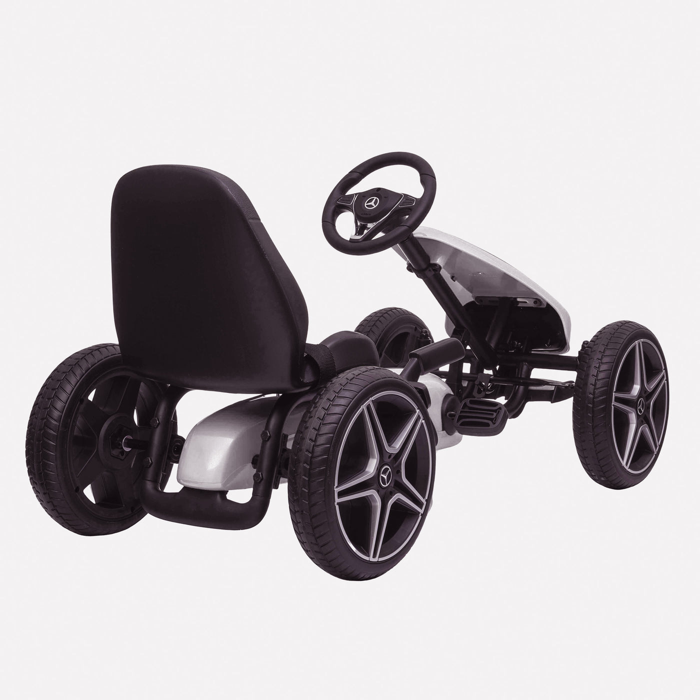 Mercedes Go Kart Licensed Kids Ride On Manual Pedal Go Kart — RiiRoo