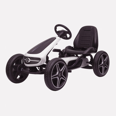 Mercedes Go Kart Licensed Kids Ride On Manual Pedal Go Kart – RiiRoo
