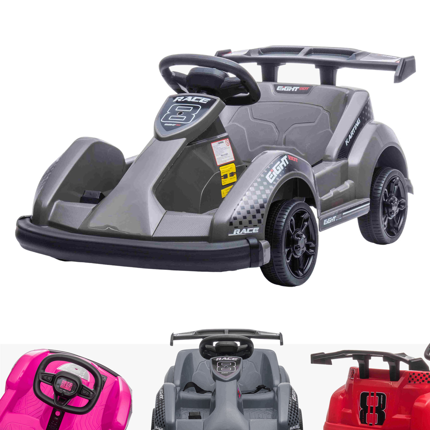 6V RiiRoo MaxDriftz Entry Level Go Kart Kids Battery Electric Ride On