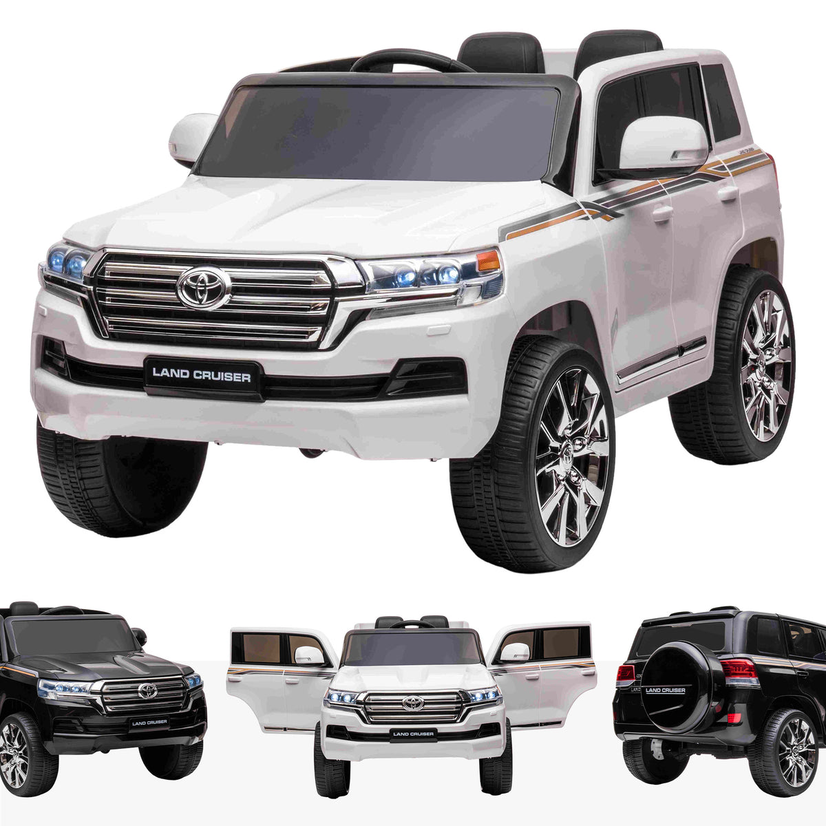 Toyota 12v Battery Electric LAND CRUISER Kids Ride on Car – RiiRoo