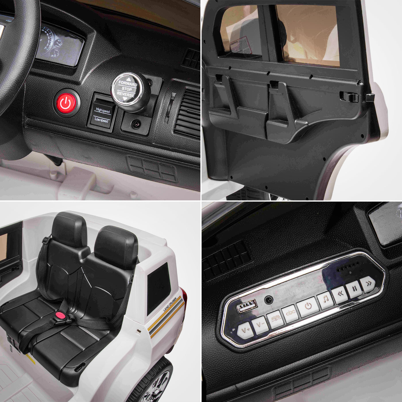 Toyota 12v Battery Electric LAND CRUISER Kids Ride on Car — RiiRoo